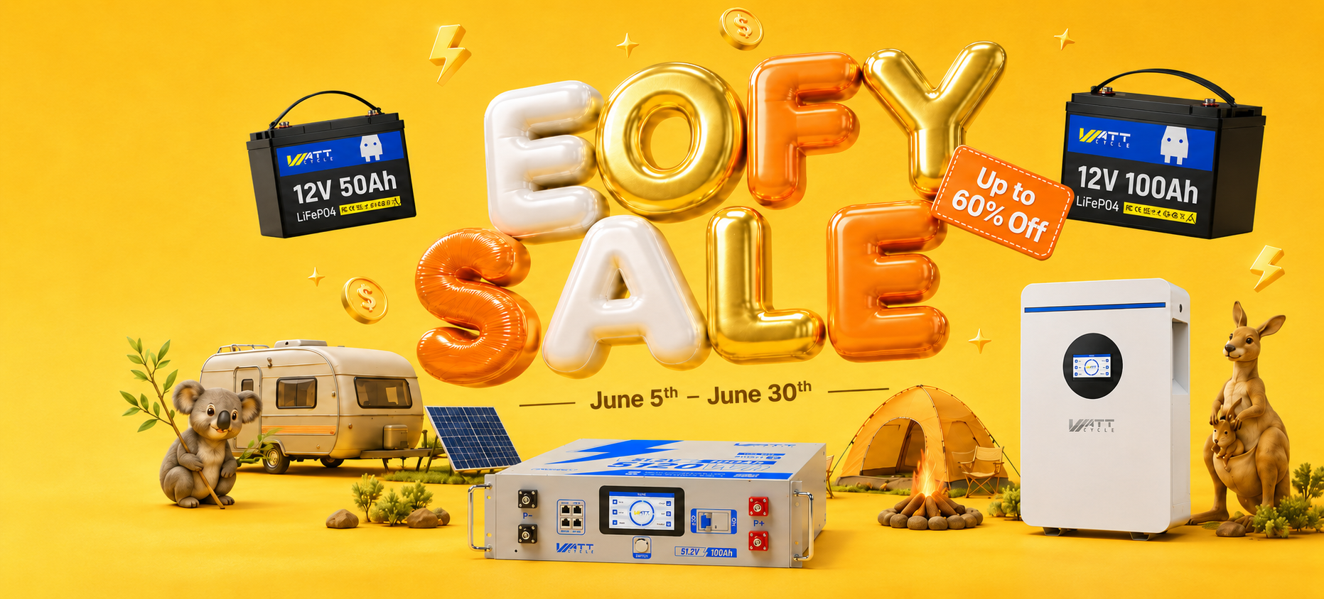 Prime Day Sale | Save Up to A$500 | WattCycle Australia